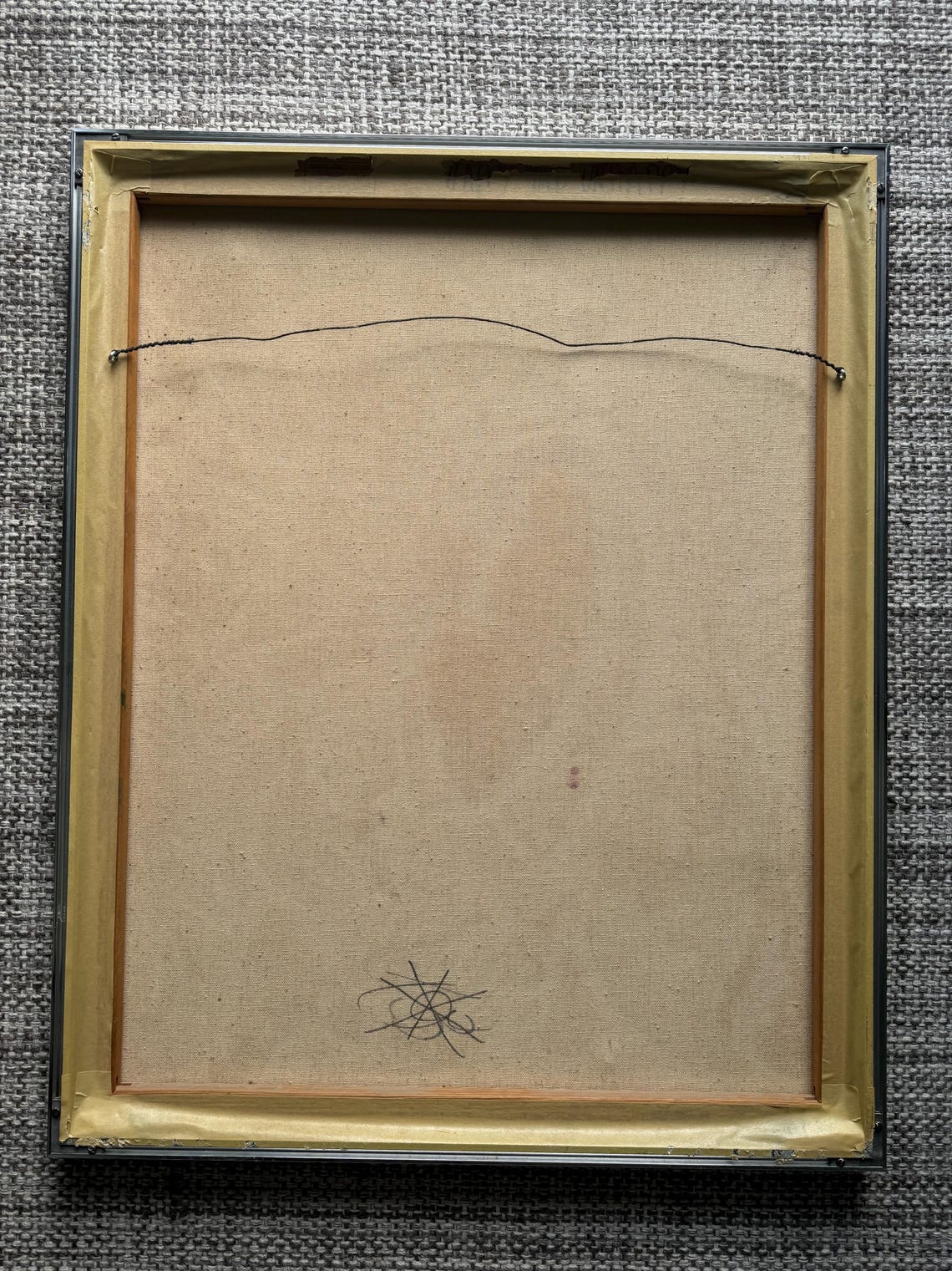 Original JOVAN OBICAN Oil Painting "happy and Unhappy"? Man Riding ...