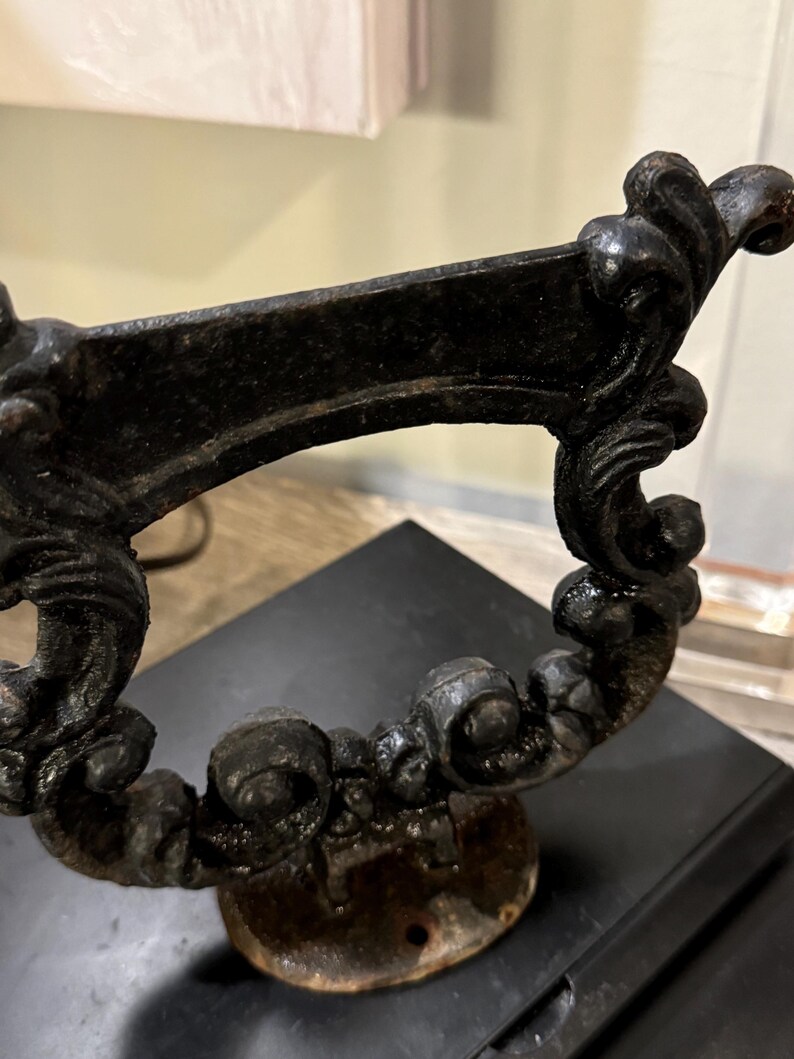 Antique Cast Iron Shoe Boot Scraper Tool Floor Tool Architectural ...