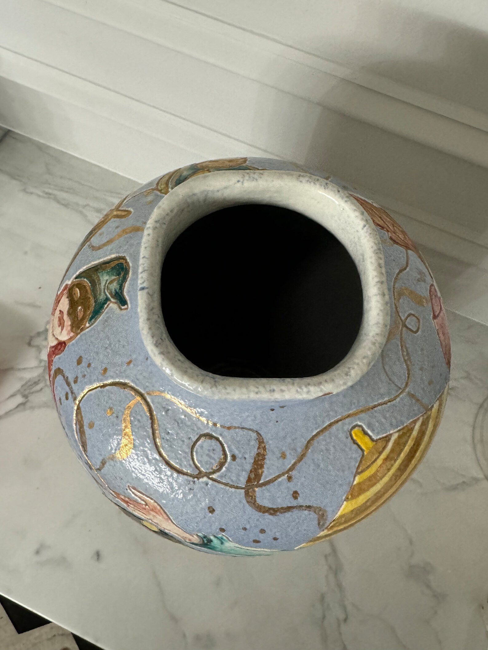 A Rare Find 16” Marcello Fantoni Raymor- Italy Harlequin Jester Hand ...