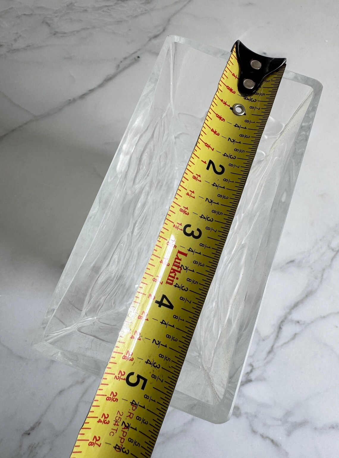 Vintage Mid Century Modern Art Deco Frosted Ice Cube Shaped Vase With ...