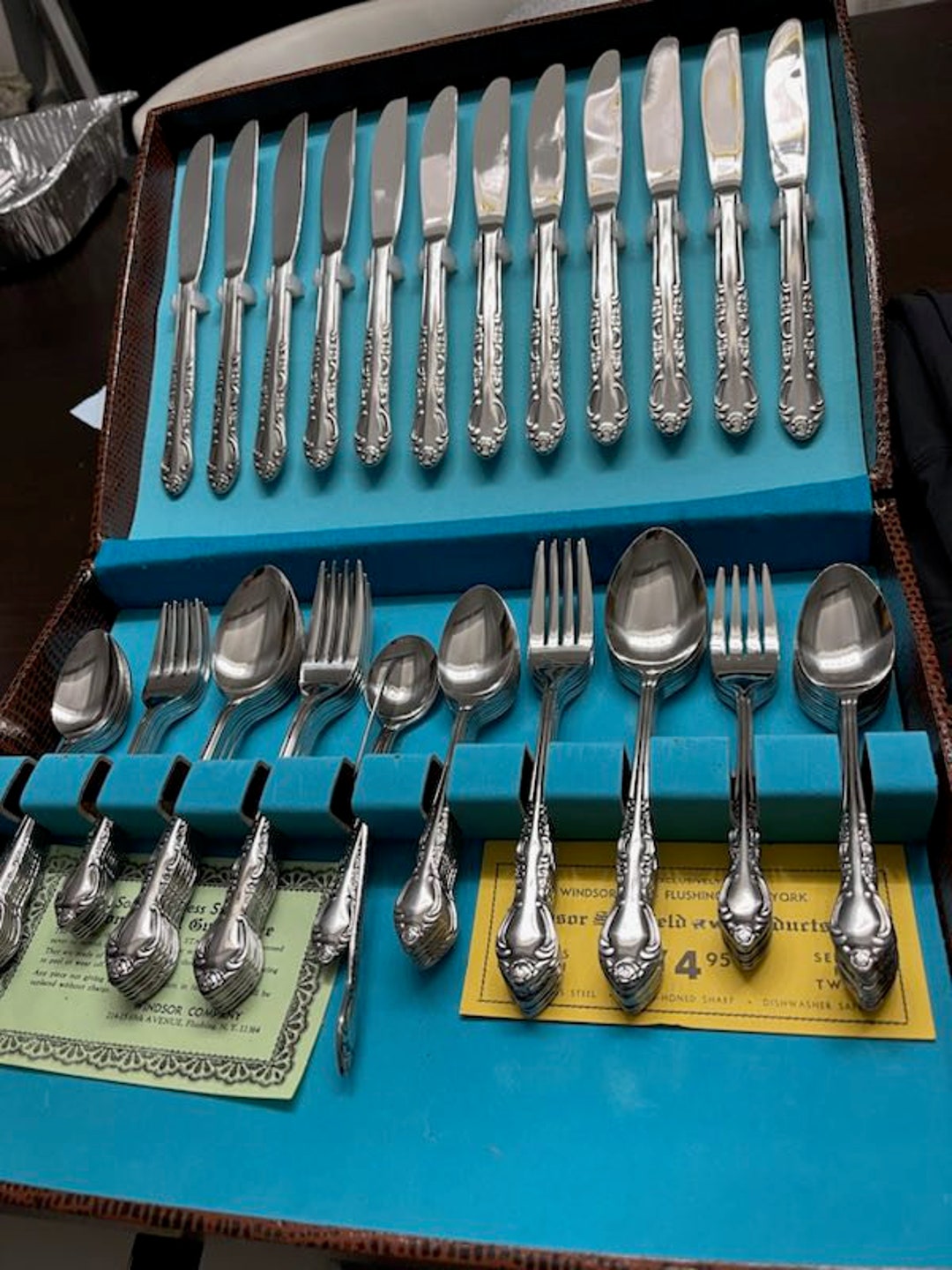 Continental Stainless Japan Floral Flower Scroll Handle Flatware 74 ...