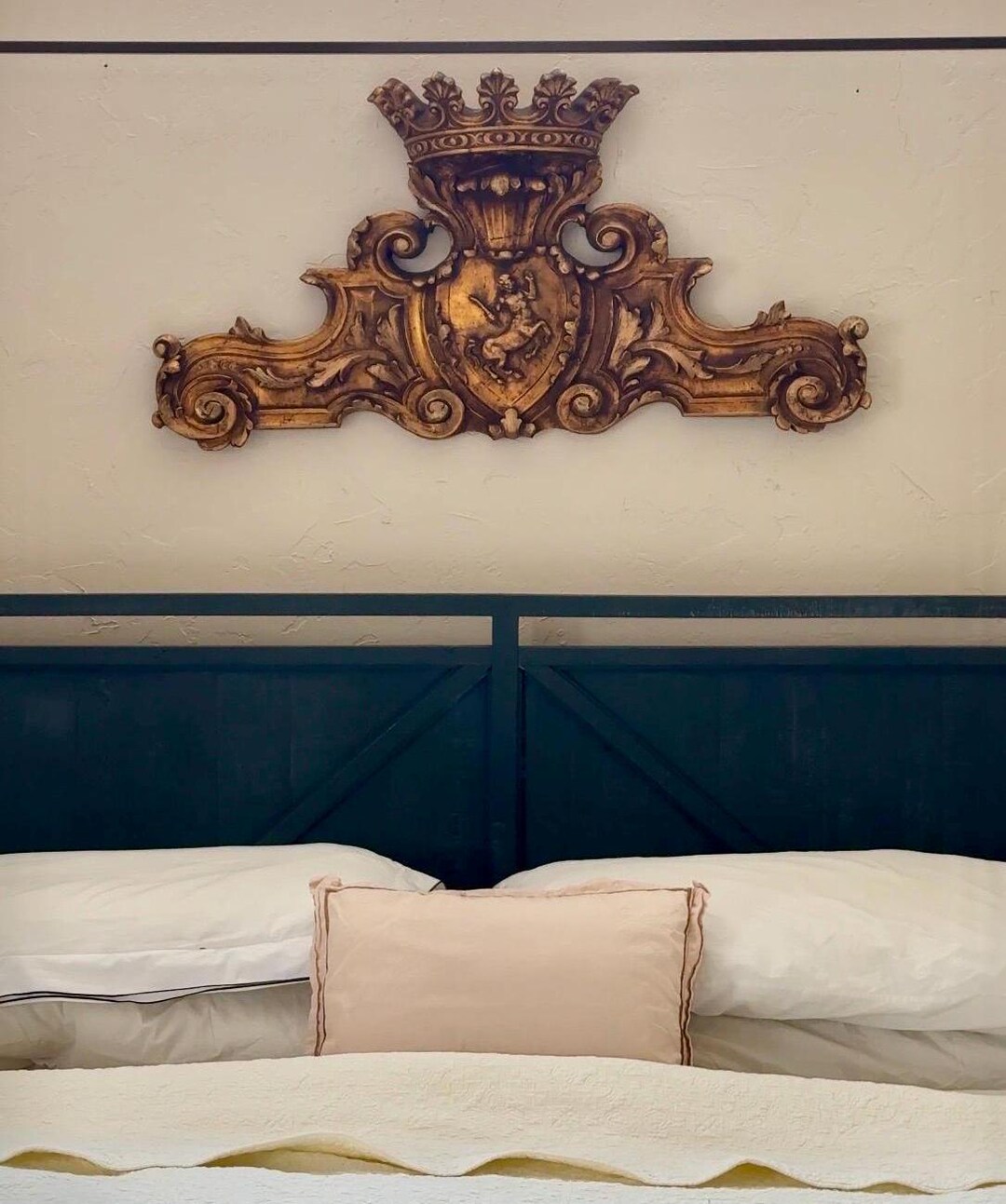 Magnificent Large Vintage 41"x21" Architectural Decorative Gilt Wall ...