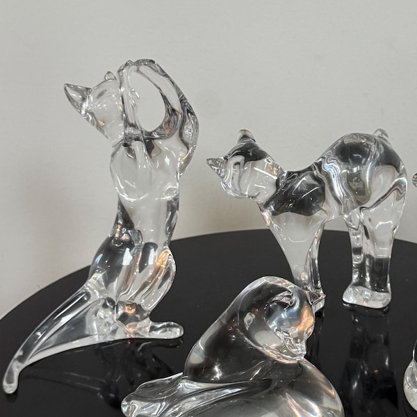 Baccarat Glass Figurines - Etsy