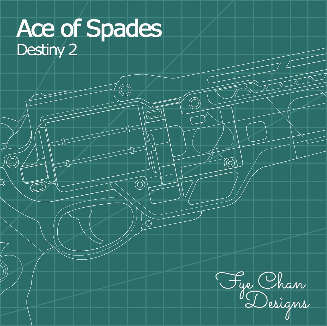 Ace of Spades Pattern DIY Template EVA Foam Blueprint From Destiny 2 - Etsy