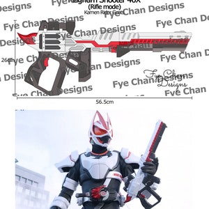 Magnum Shooter 40X (rifle Mode) Blueprint Pattern DIY Template From ...