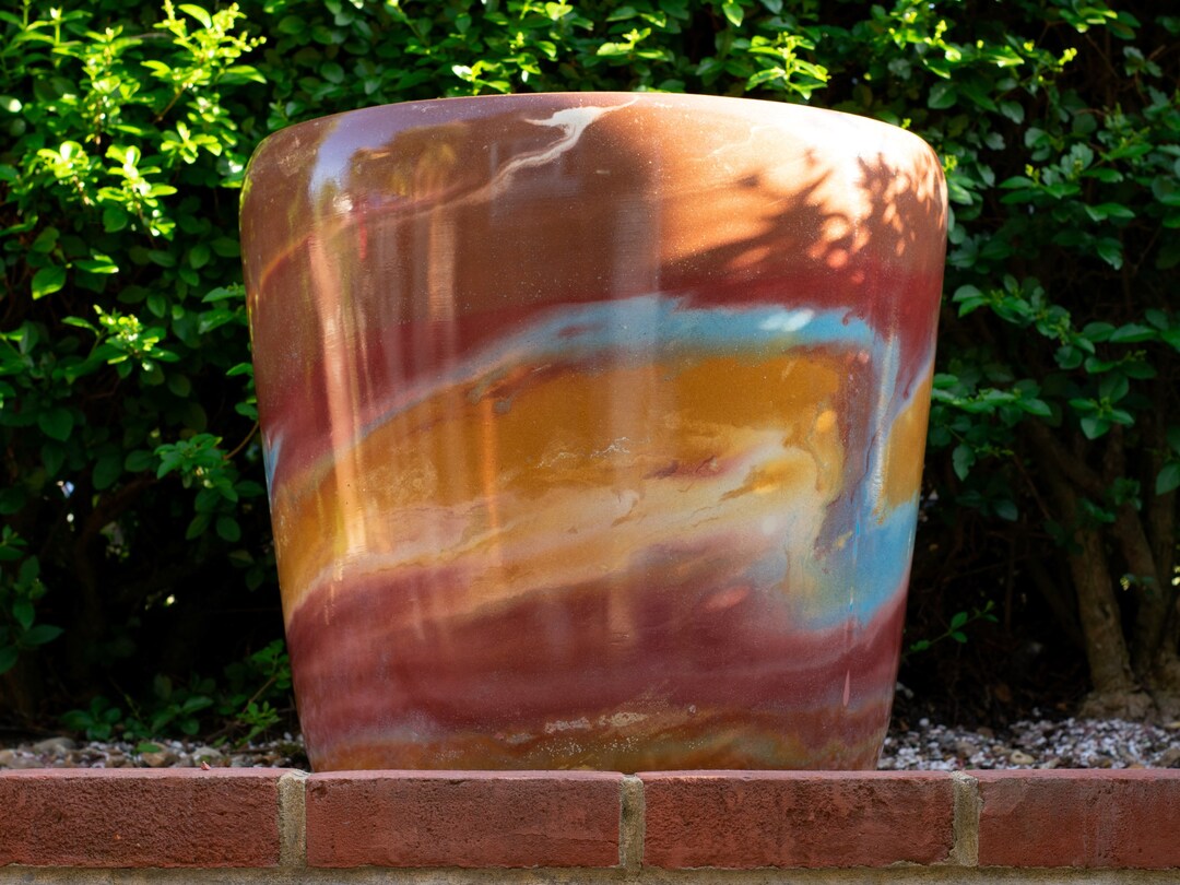 Jupiter Sky Pot, Outdoor Planter, Large Concrete Planters, Pots, GFRC ...