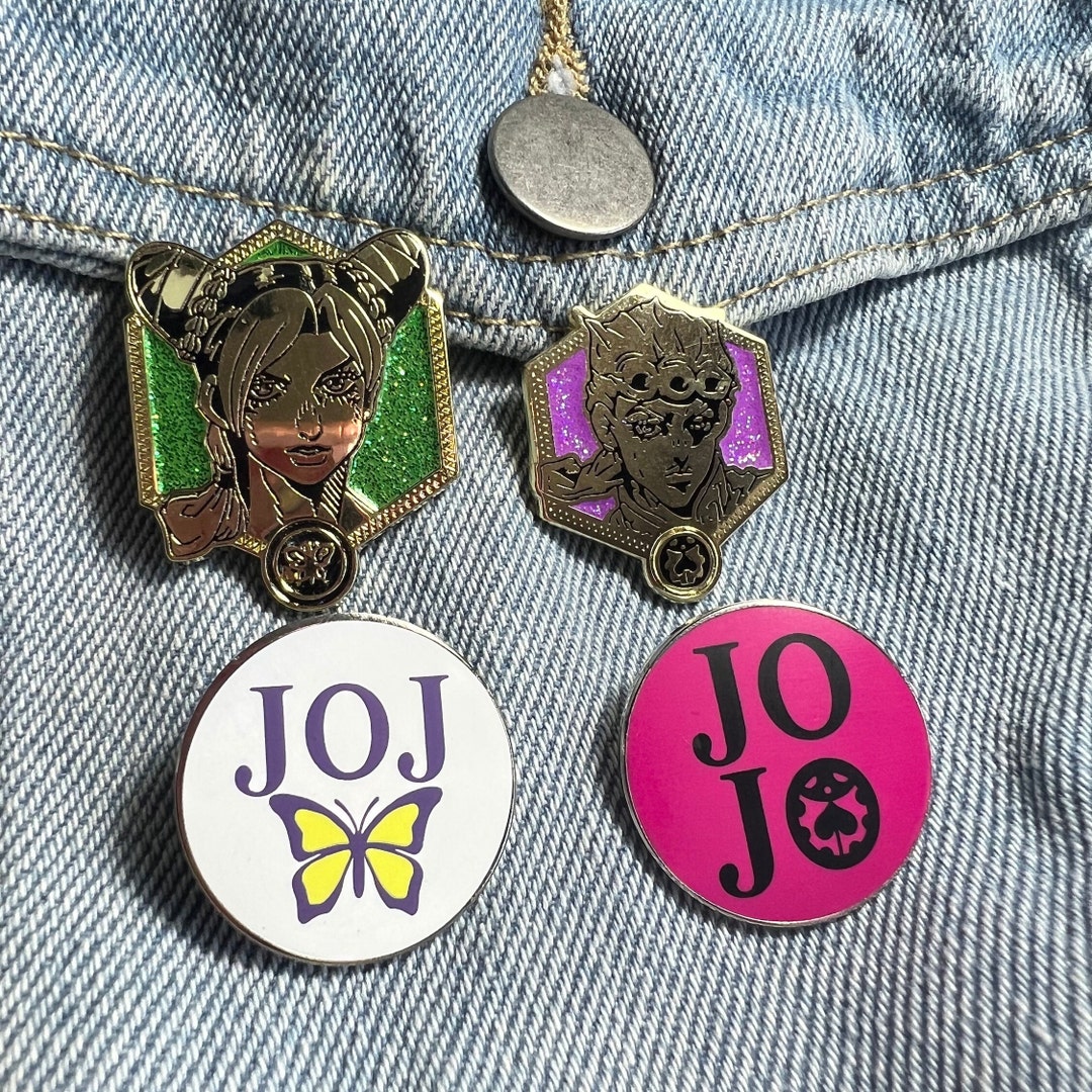 Jojos Bizarre Adventure Pin Badge Set, Set 2 Jolene, Giorno, Jojo ...