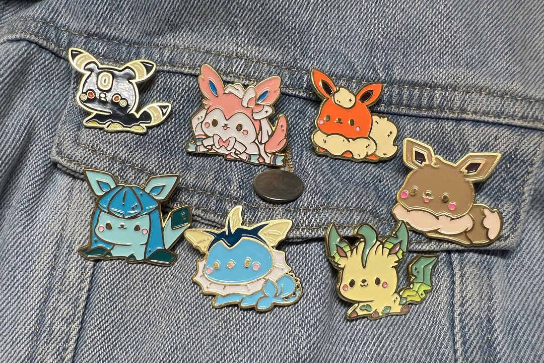 Pokemon Eevee Evolutions Pin Badges Eevee Umbreon - Etsy