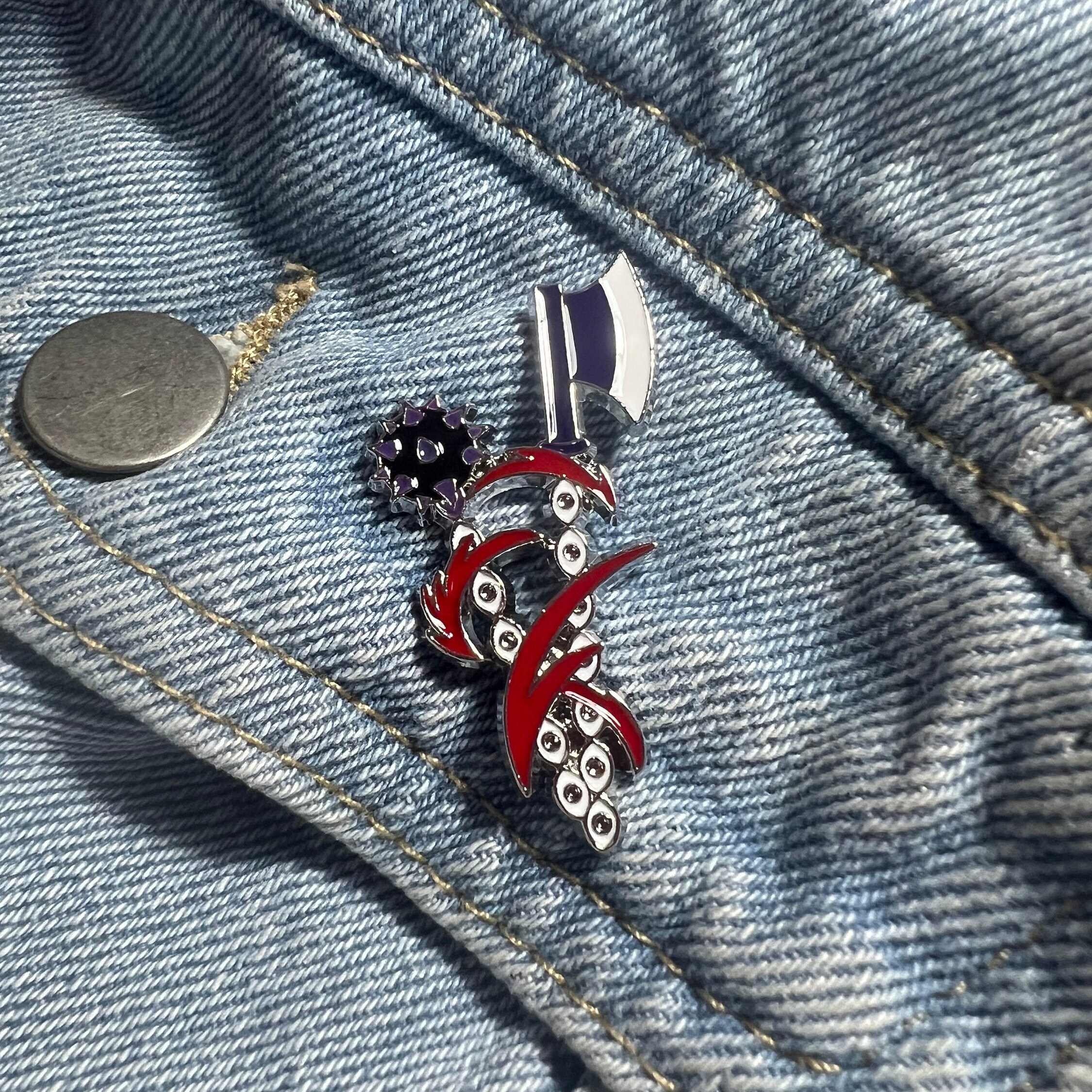 Sword Pins Demon Slayer Manga Anime Obanai Rengoku - Etsy UK