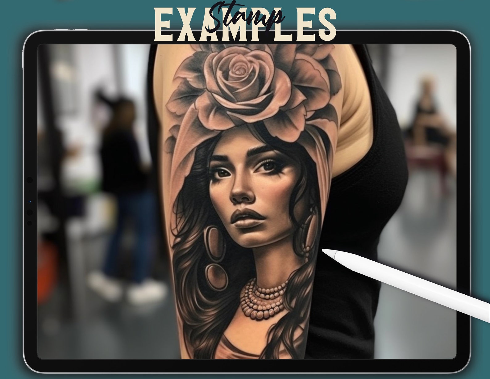 100 Chicano Women Procreate Stamps, Chicano Art Brushes for Procreate ...