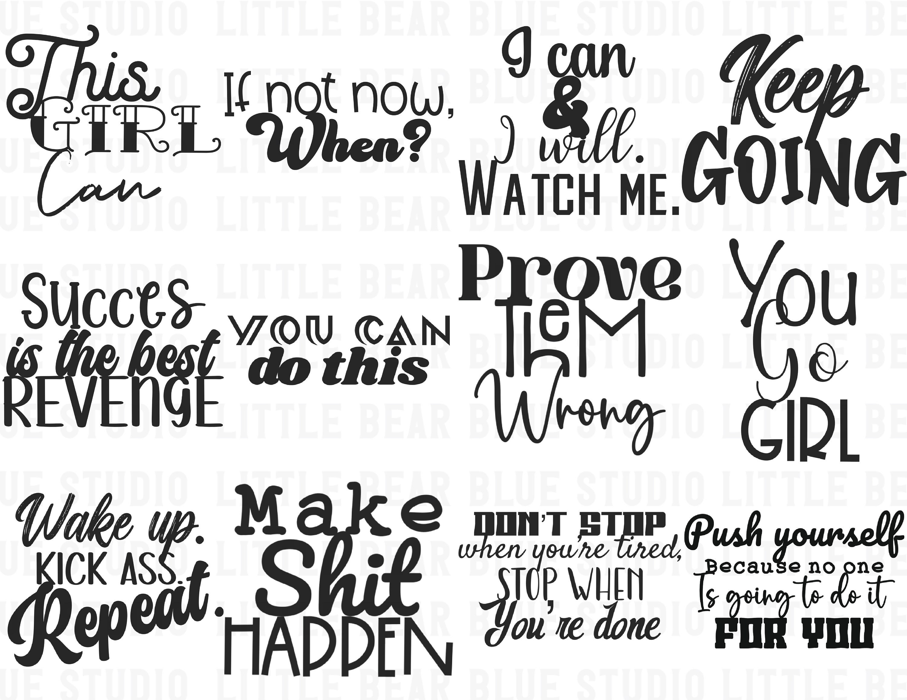 100 Motivational Quotes for the Workplace Procreate Stamps Motivational ...