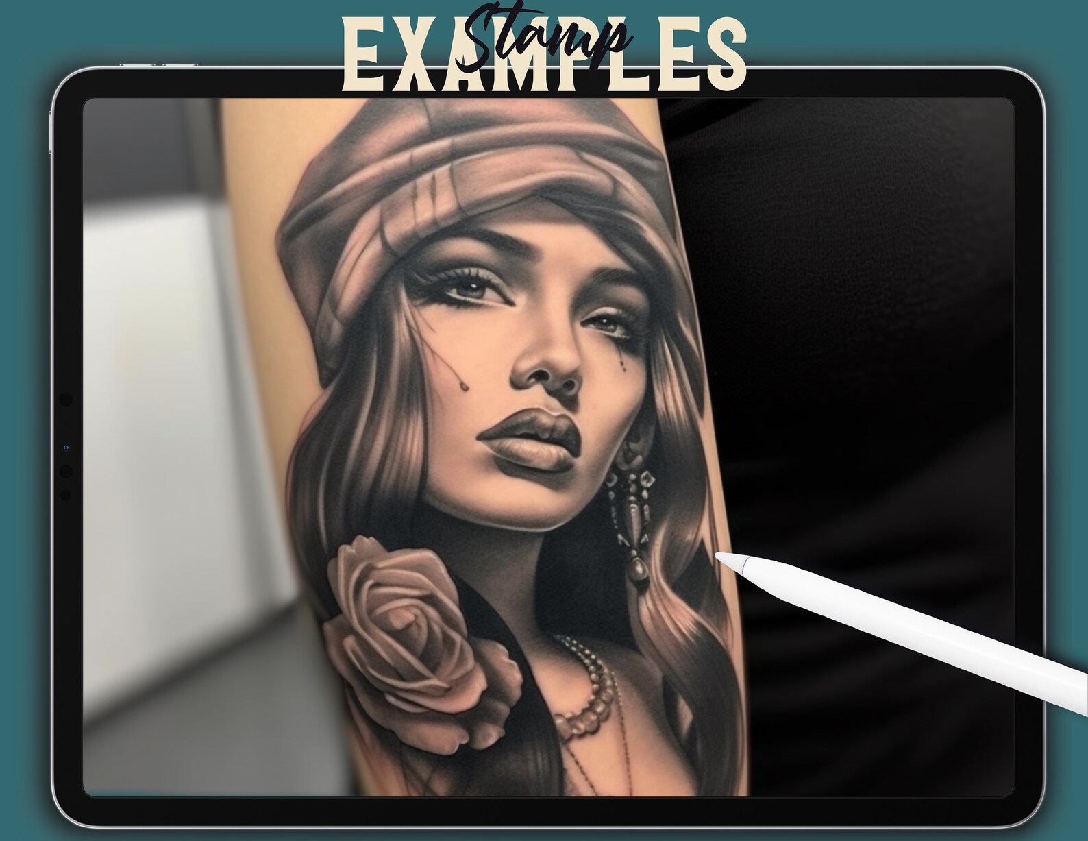 100 Chicano Women Procreate Stamps, Chicano Art Brushes for Procreate ...