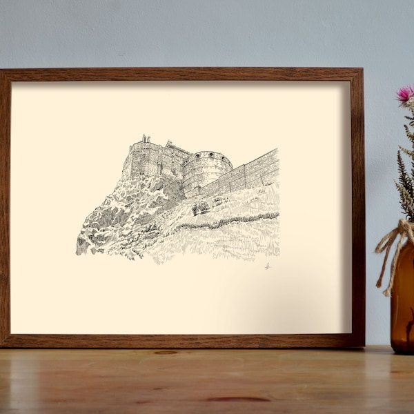 Pen Ink Castle Art - Etsy
