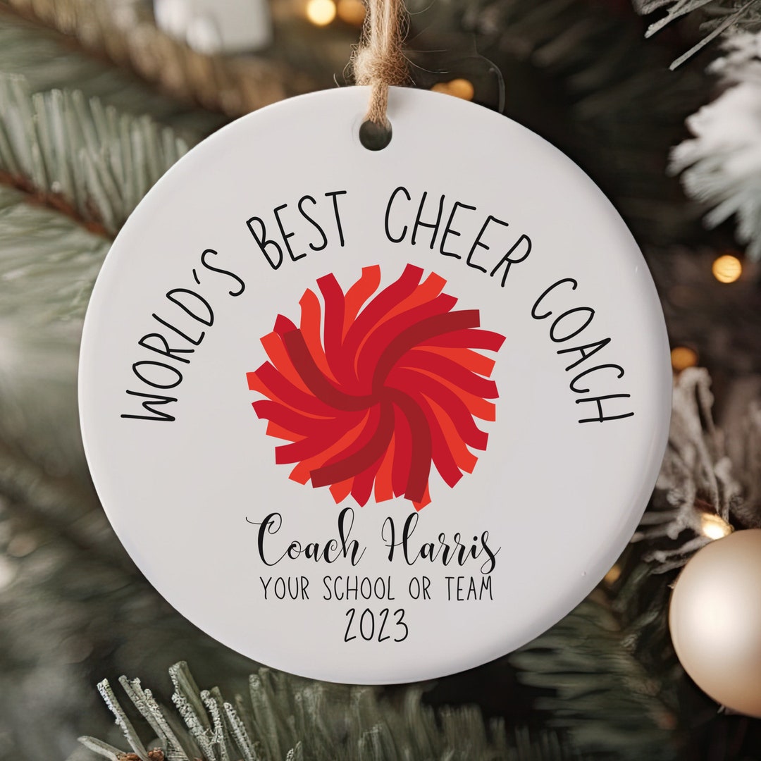 Cheer Coach Customizable Christmas Ornament for Coach Appreciation Gift ...