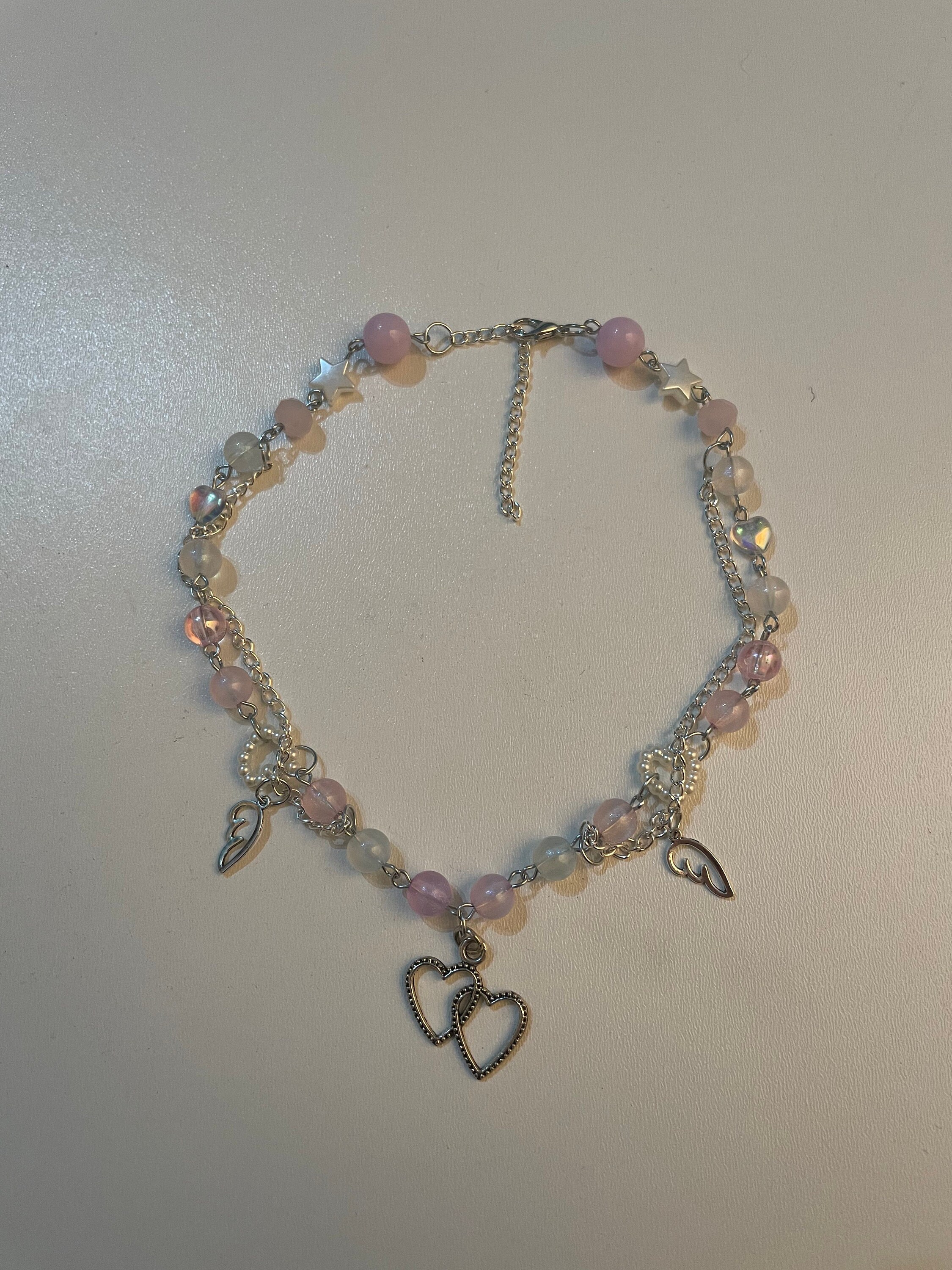Hachi Beaded Chain Necklace /nana / Anime / Lobster Clasp / Stars ...