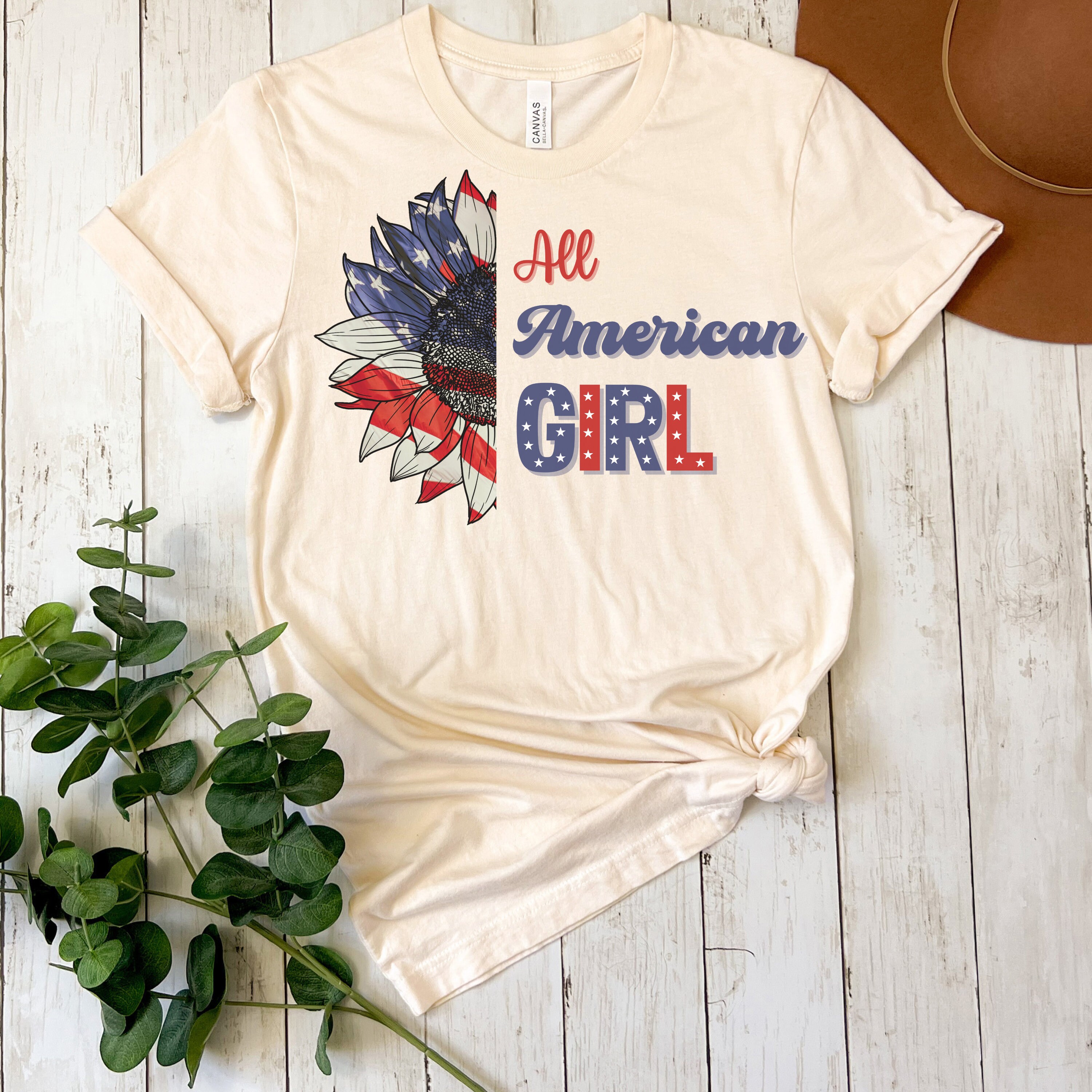 All American Girl Fourth of July Shirt, 4th of July Shirt, Unisex Shirt ...