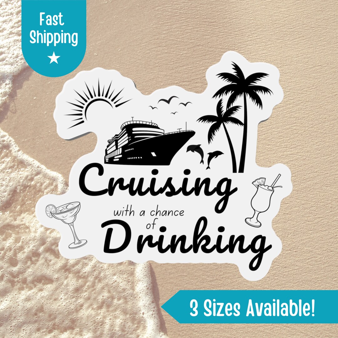 Cruise Drink Door Magnet, Cruise Door Magnet, Cruise Door Decor, Cruise ...
