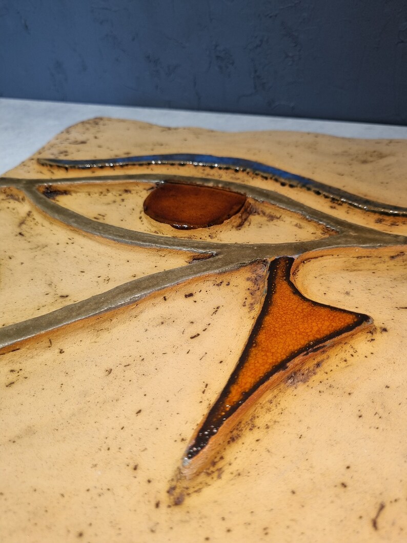 Handmade Ceramic Eye of Ra, Wall Decoration, - Etsy