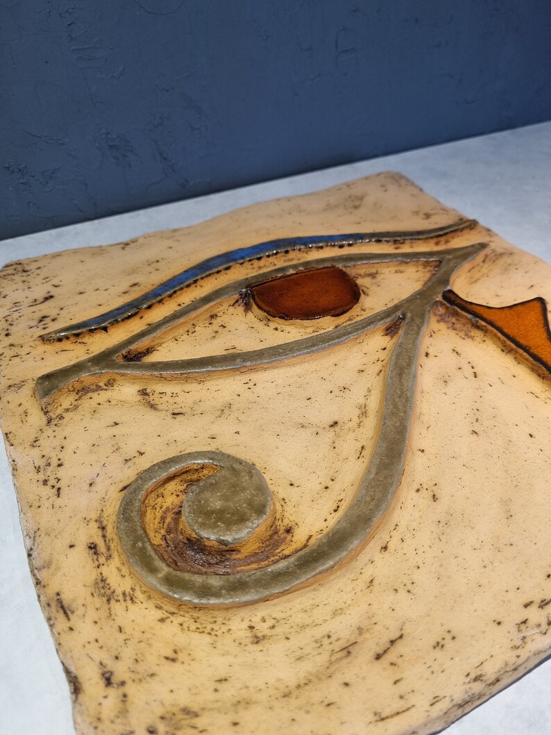Handmade Ceramic Eye of Ra, Wall Decoration, - Etsy