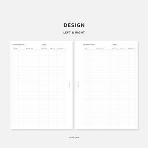 Checkbook Register | A5 Printable Inserts | Cash Flow | Money ...