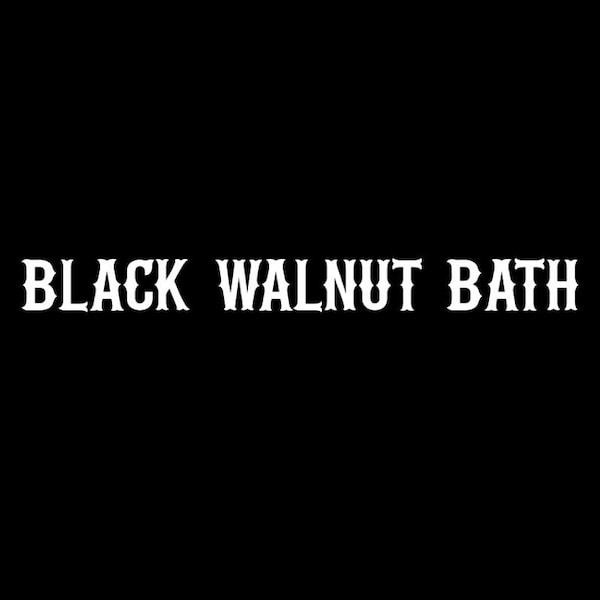Black Walnut Bath - Etsy