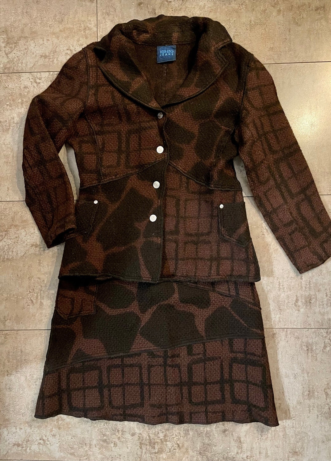 Jacket and Matching Skirt Kenzo Jeans - Etsy