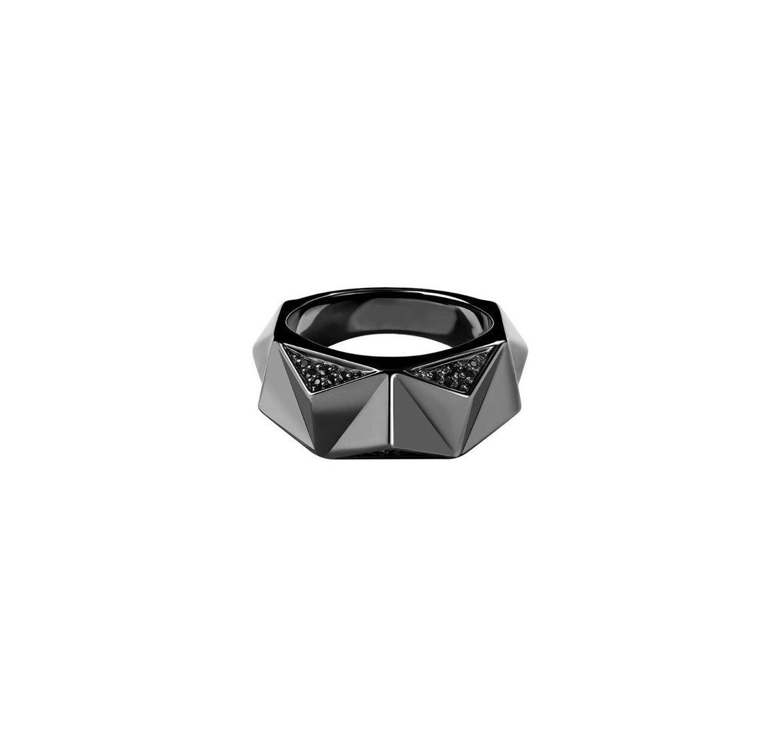 Star Wars Darth Vader Ring With .20 Carat TW of Diamonds and Onyx in ...