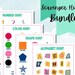 Kids Scavenger Hunt Bundle Color, Shape, Alphabet, and Numbers ...