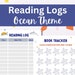 Printable Summer Reading Log | Book Tracker | Kids Reading Log | Ocean ...