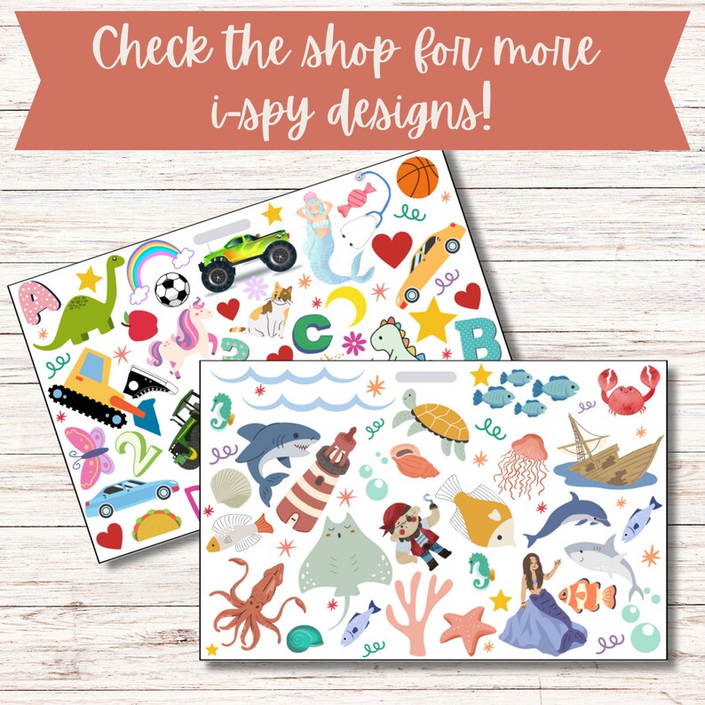 Ispy Game Bundle, Printable Look-and-find Game for Kids, Digital ...