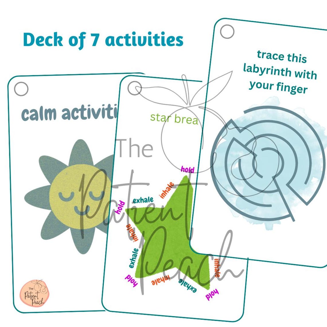 Printable Sensory Activities for Anxiety Coping; Breathing and Calming ...