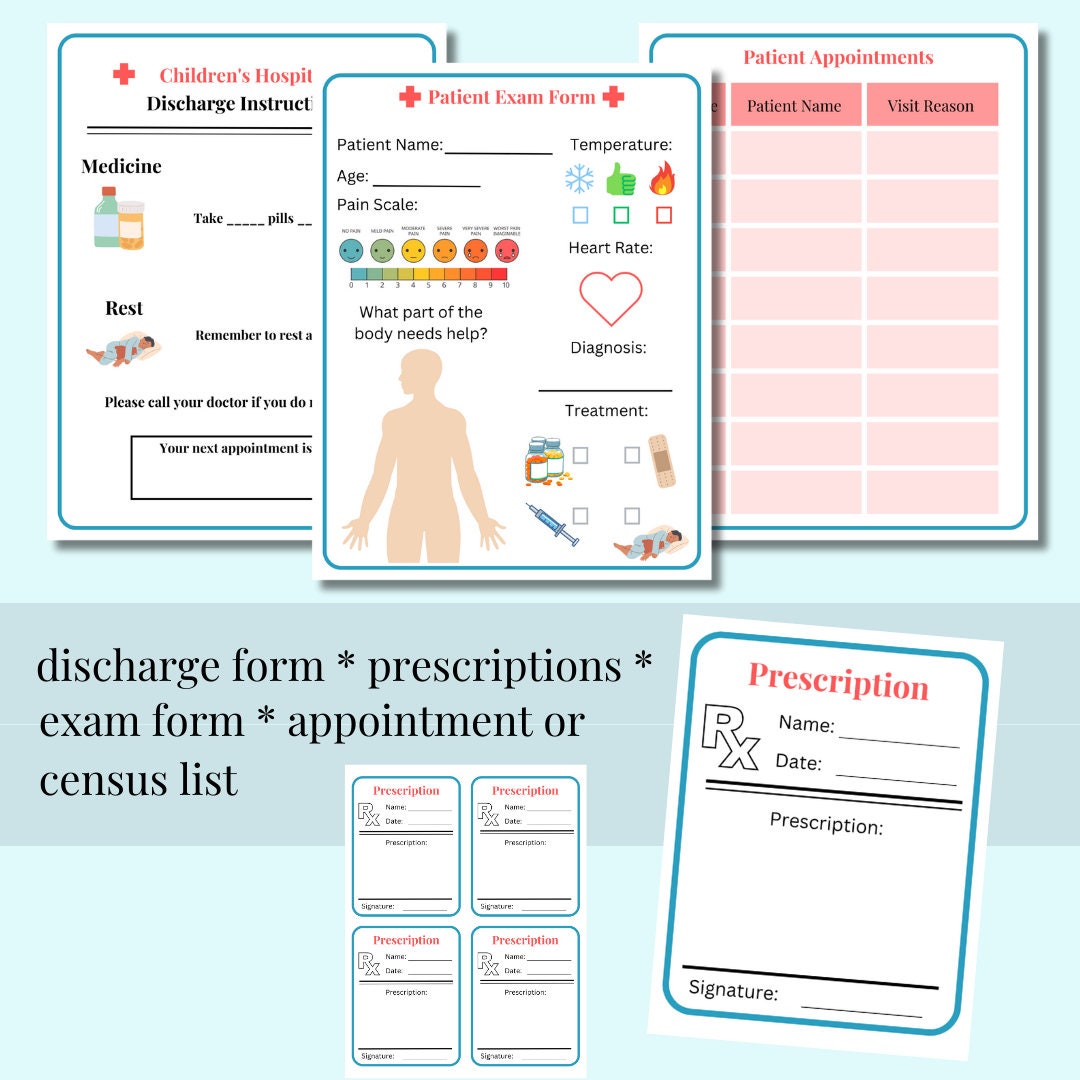 Hospital Pretend Play, Doctor Dramatic Play, Role Play, Montessori Play ...