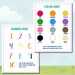 Kids Scavenger Hunt Bundle | Color, Shape, Alphabet, and Numbers ...
