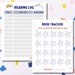 Printable Summer Reading Log | Book Tracker | Kids Reading Log | Ocean ...