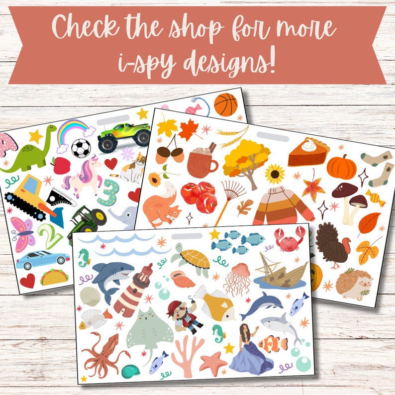 Holiday-themed Ispy Game for Work Badge / Child Life Specialist Coping ...