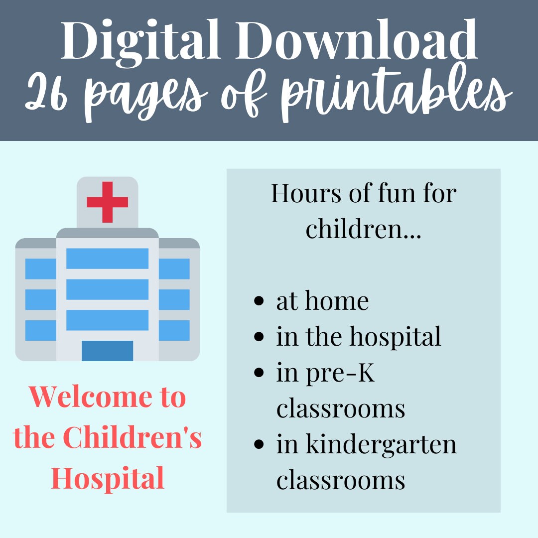 Hospital Pretend Play, Doctor Dramatic Play, Role Play, Montessori Play ...