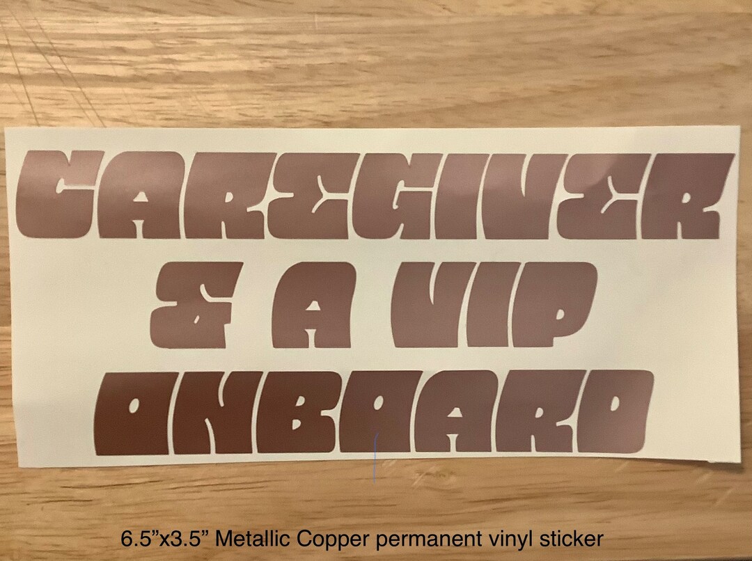 Caregiver, Vinyl Bumper Sticker, Decal, Care Givers, Healthcare ...