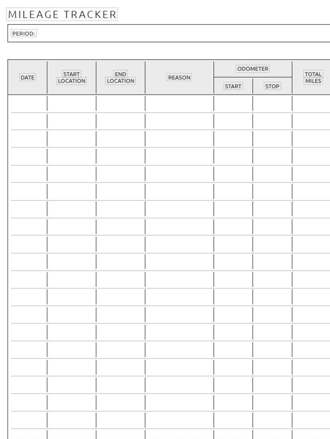 Self Employment Business Tracker - Etsy