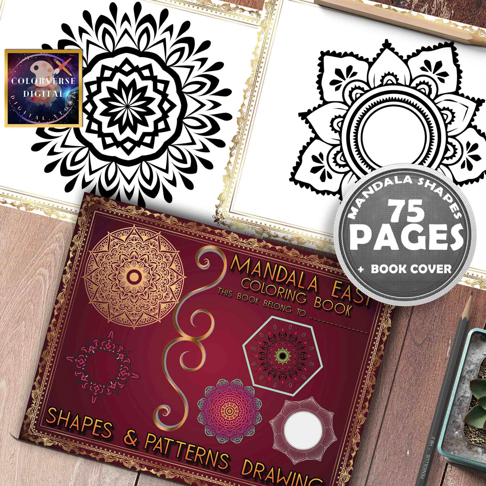 Best Seller Mandala Coloring Pages for Kids | Mandalas Art for ...