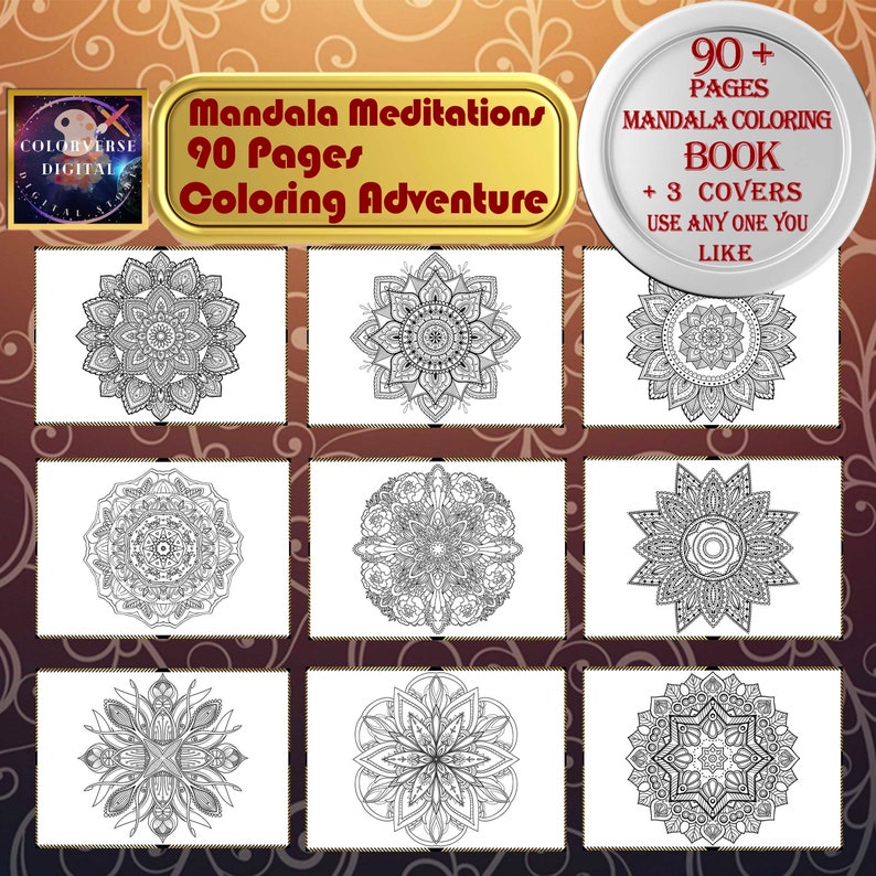 Mandala Coloring Pages | 100+ Printable Meditative Designs for Adults ...