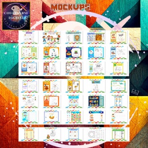 Preschool Pre-k + Kindergarten Learning Bundle, Activity Worksheets ...