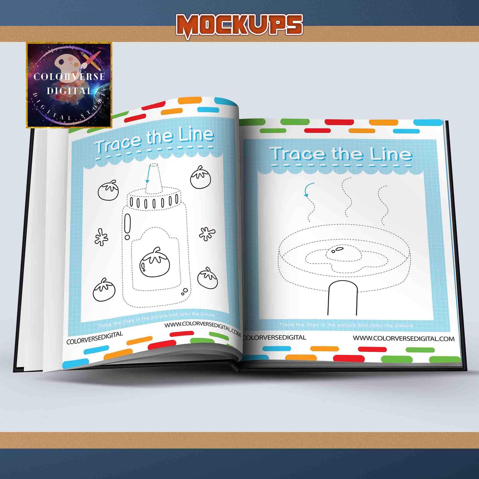 64 Printable Tracing Worksheets, Alphabet Number Letter Color Shape ABC ...