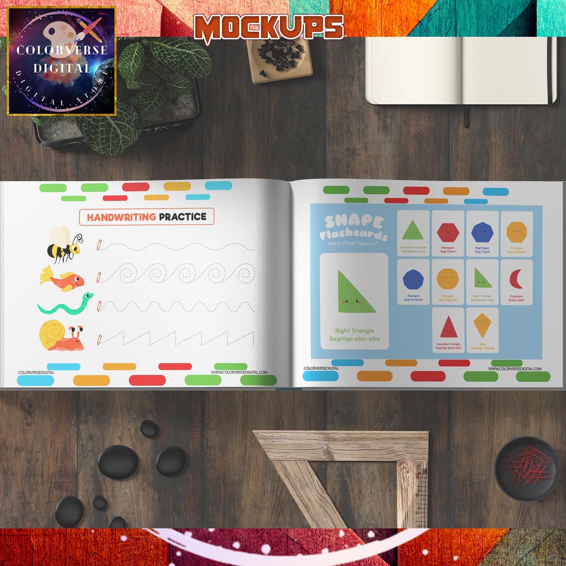 Preschool Pre-k Kindergarten Learning Bundle, Activity Worksheets ...