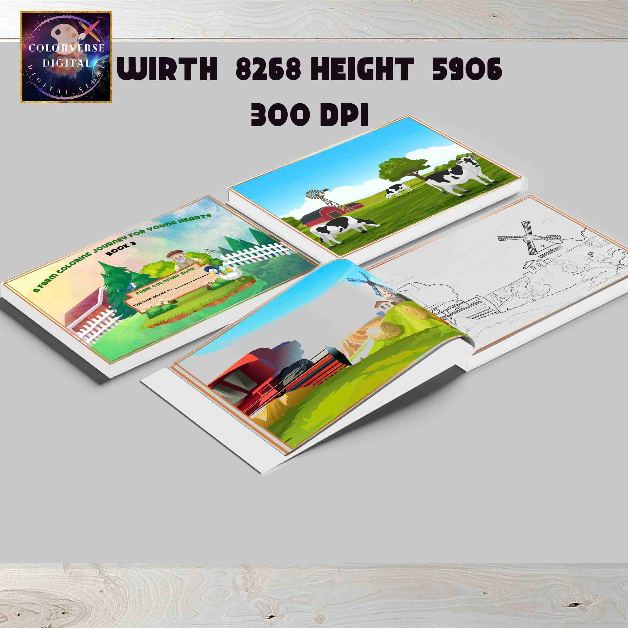 Cute Farm Animal Coloring Book 3, Printable Farm Coloring Pages, Kids ...
