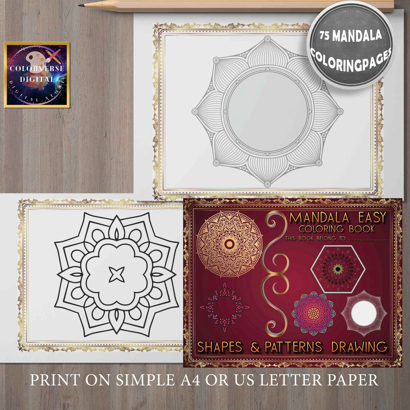 Best Seller Mandala Coloring Pages for Kids | Mandalas Art for ...