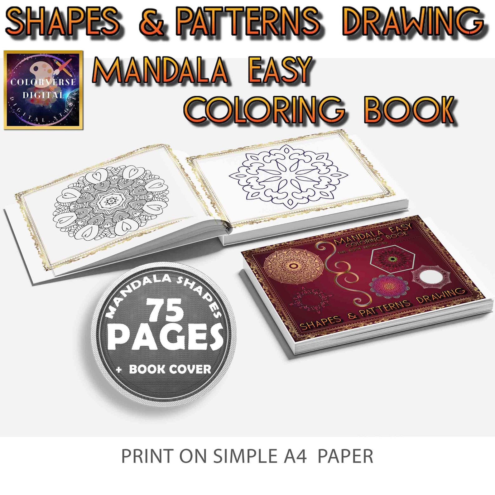 Best Seller Mandala Coloring Pages for Kids | Mandalas Art for ...