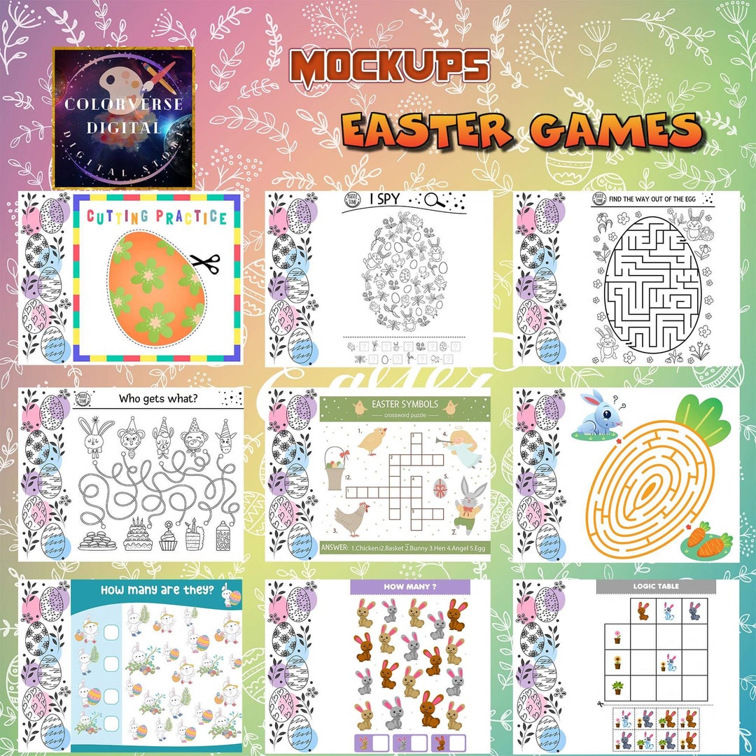 117 Easter Games, Fun Family Activity, Easter Party Games . Easter ...