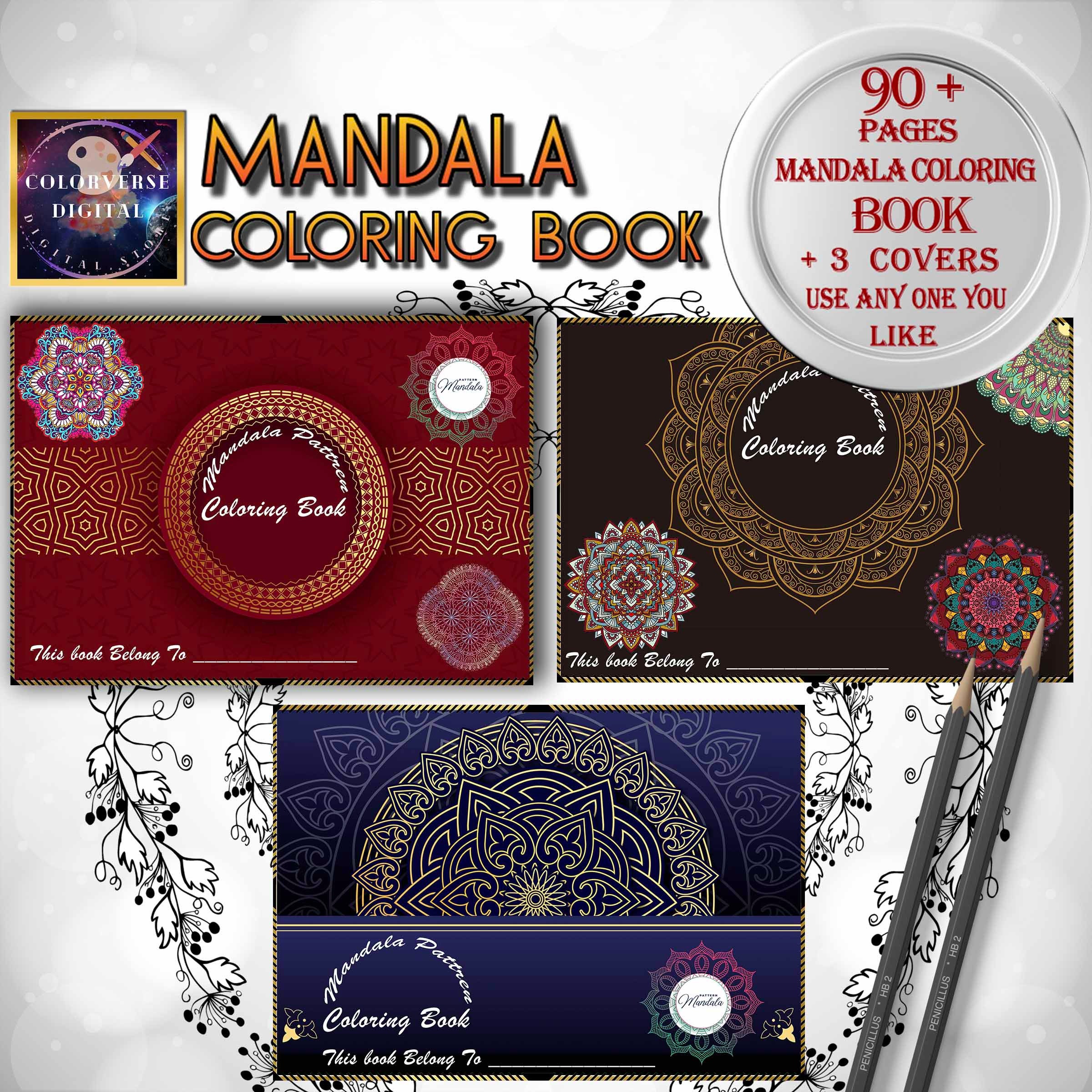 MANDALA COLORING Pages Printable Sheets Instant Download PDF ...