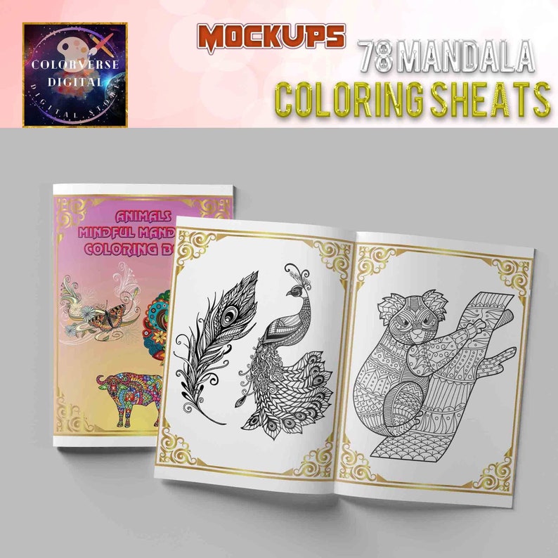 Mandala Animal Coloring Book: 78 Relaxing Designs, Art Therapy (PDF ...