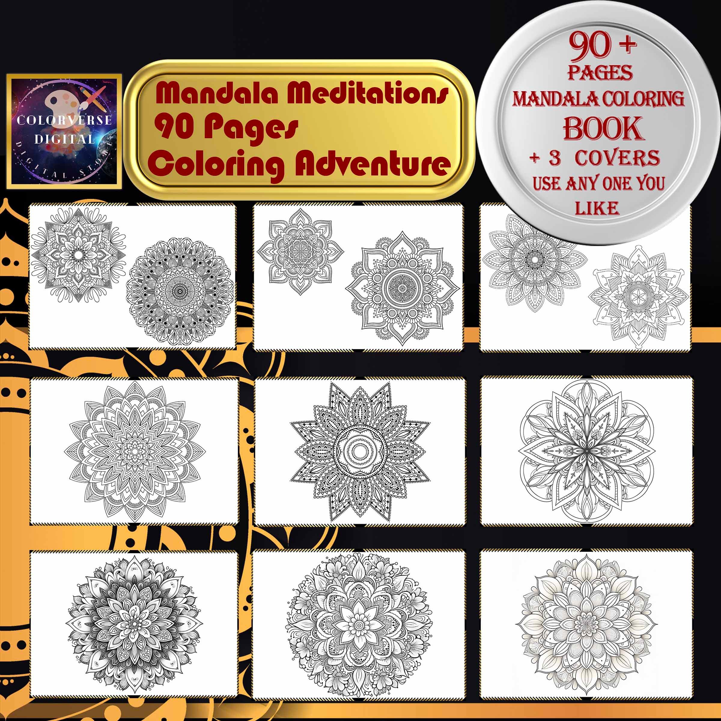 Mandala Coloring Pages | 100+ Printable Meditative Designs for Adults ...